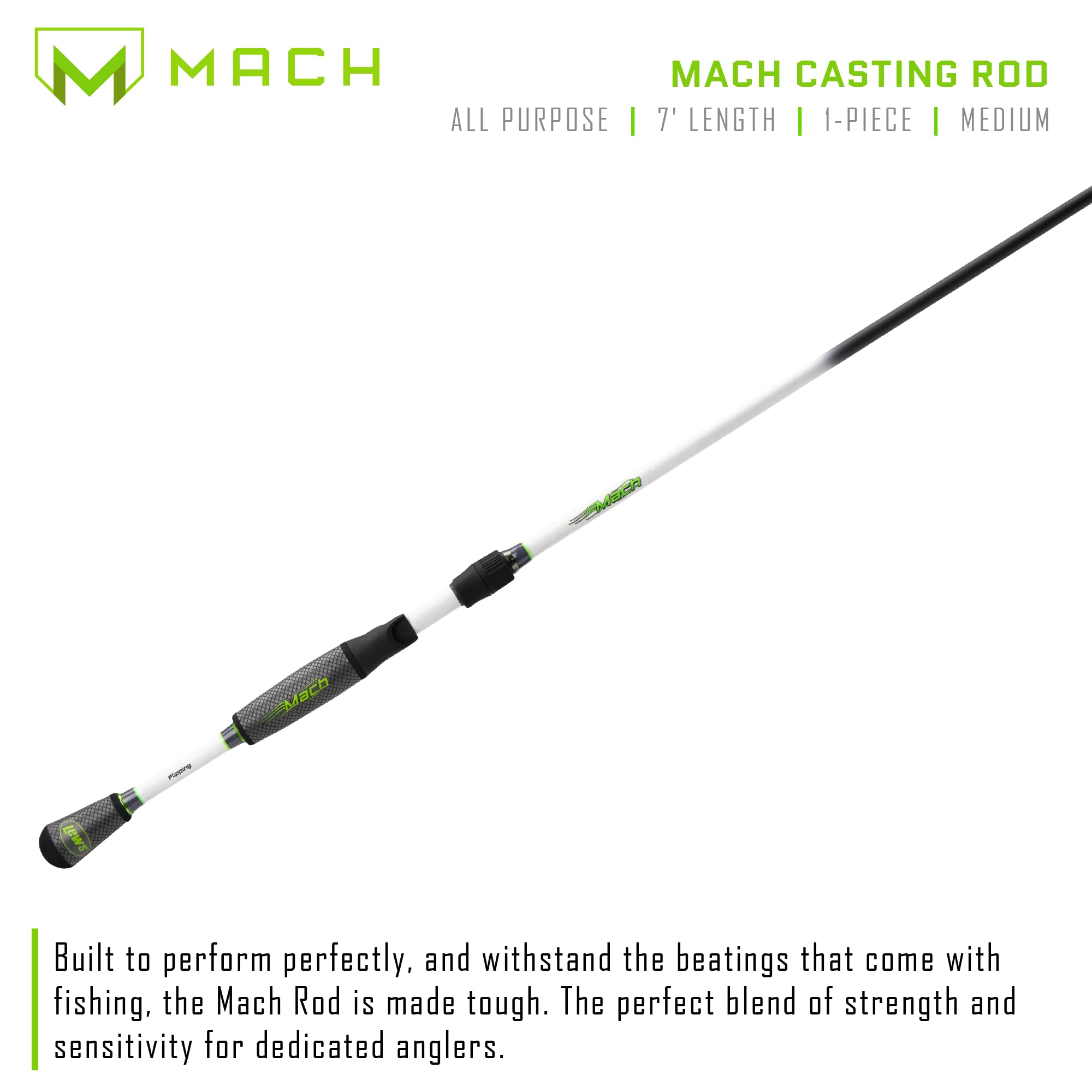 Lew's Mach 2 Rod Series 6'-2 Medium Spinning Rod