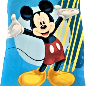 Disney Mickey Mouse Little Explore Happy Face Cozy Throw Blankets 40" x 60"