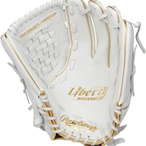 Rawlings | LIBERTY ADVANCED Fastpitch Softball Glove | 12.5" | Basket Web | Right Hand Throw