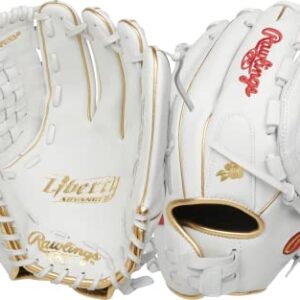 Rawlings | LIBERTY ADVANCED Fastpitch Softball Glove | 12.5" | Basket Web | Right Hand Throw