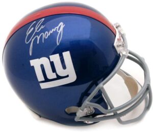 eli manning new york giants autographed riddell replica helmet - autographed nfl helmets