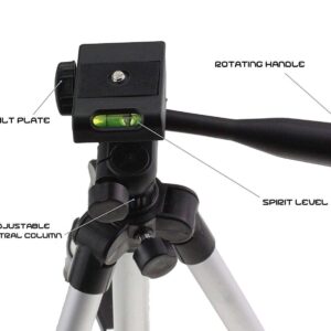 Navitech Lightweight Aluminium Tripod Compatible with The Canon EOS M5 Camera