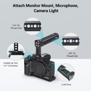 SmallRig Cage Kit for Canon M50 and M5 with Top Handle KCCC2703B