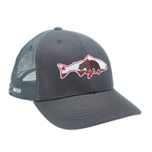 repyourwater mesh back hat california gray/gray