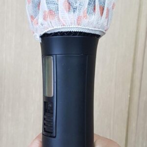 100 PCS (50 Pack) Microphone Covers Disposable Microphone Grill Covers Mic Hygiene Skin Cover Mic Cover Karaoke Sponge Cap