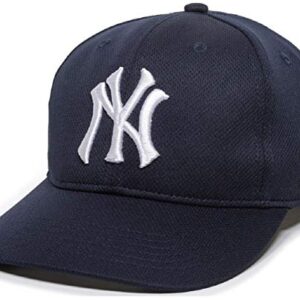 OC Sports Yankees Q3 Wicking Navy Blue Hat Cap Adult Men's Adjustable