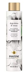 pantene blends detox & renew with charcoal shampoo - 9.6 fl oz