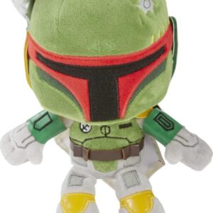 Star Wars Boba Fett Plush 8-Inch Character Figure From the Book of Boba Fett, Soft Doll Dressed in Classic Look