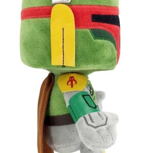 Star Wars Boba Fett Plush 8-Inch Character Figure From the Book of Boba Fett, Soft Doll Dressed in Classic Look