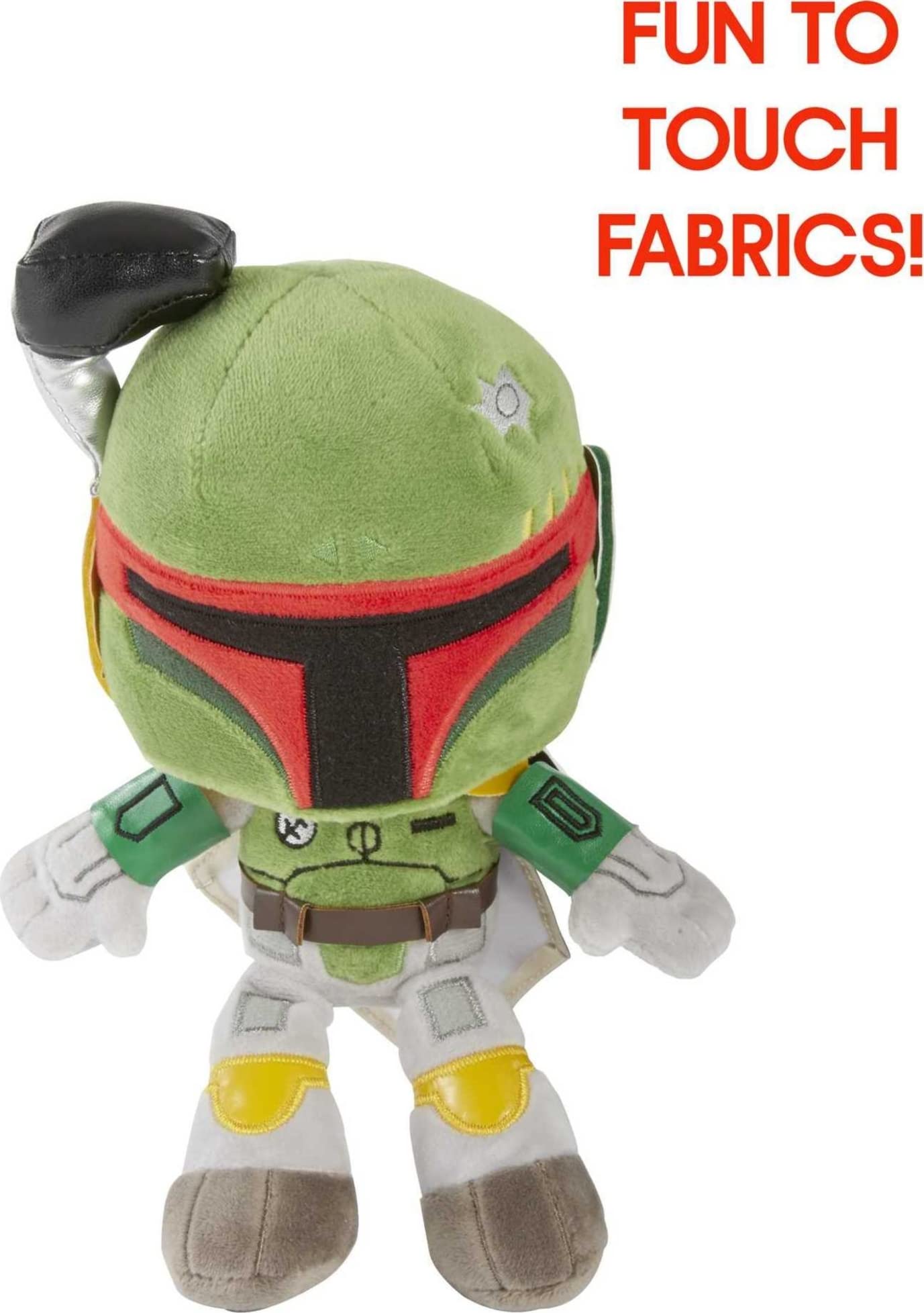 Star Wars Boba Fett Plush 8-Inch Character Figure From the Book of Boba Fett, Soft Doll Dressed in Classic Look