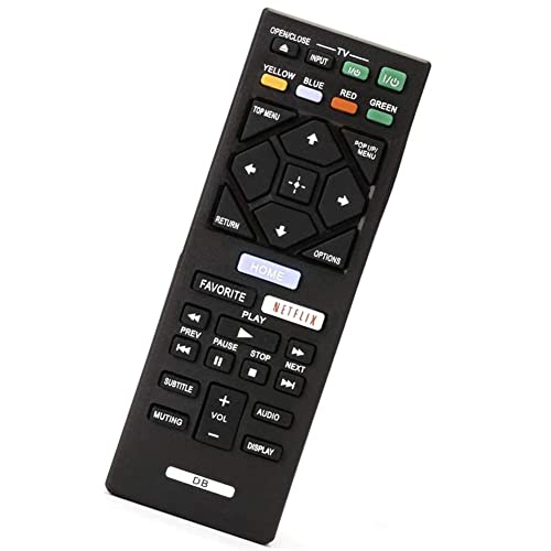 Replaced Remote Control Compatible for Sony BDP-S2500 BDP-BX650 BDP-S6500 BD Blu-Ray DVD Disc Player