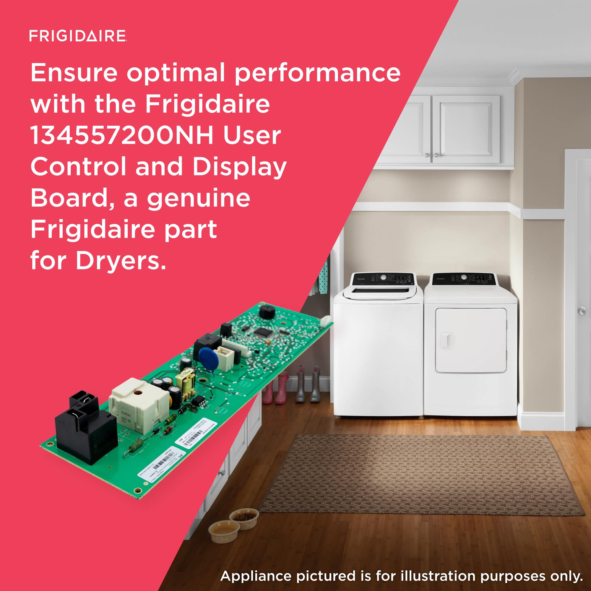 Frigidaire 134557200NH User Control and Display Board for Dryers