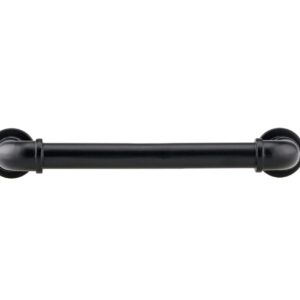 Richelieu Hardware BP2209128900 Steampunk Collection 5 1/32 in (128 mm) Center Matte Black Eclectic Cabinet Pull