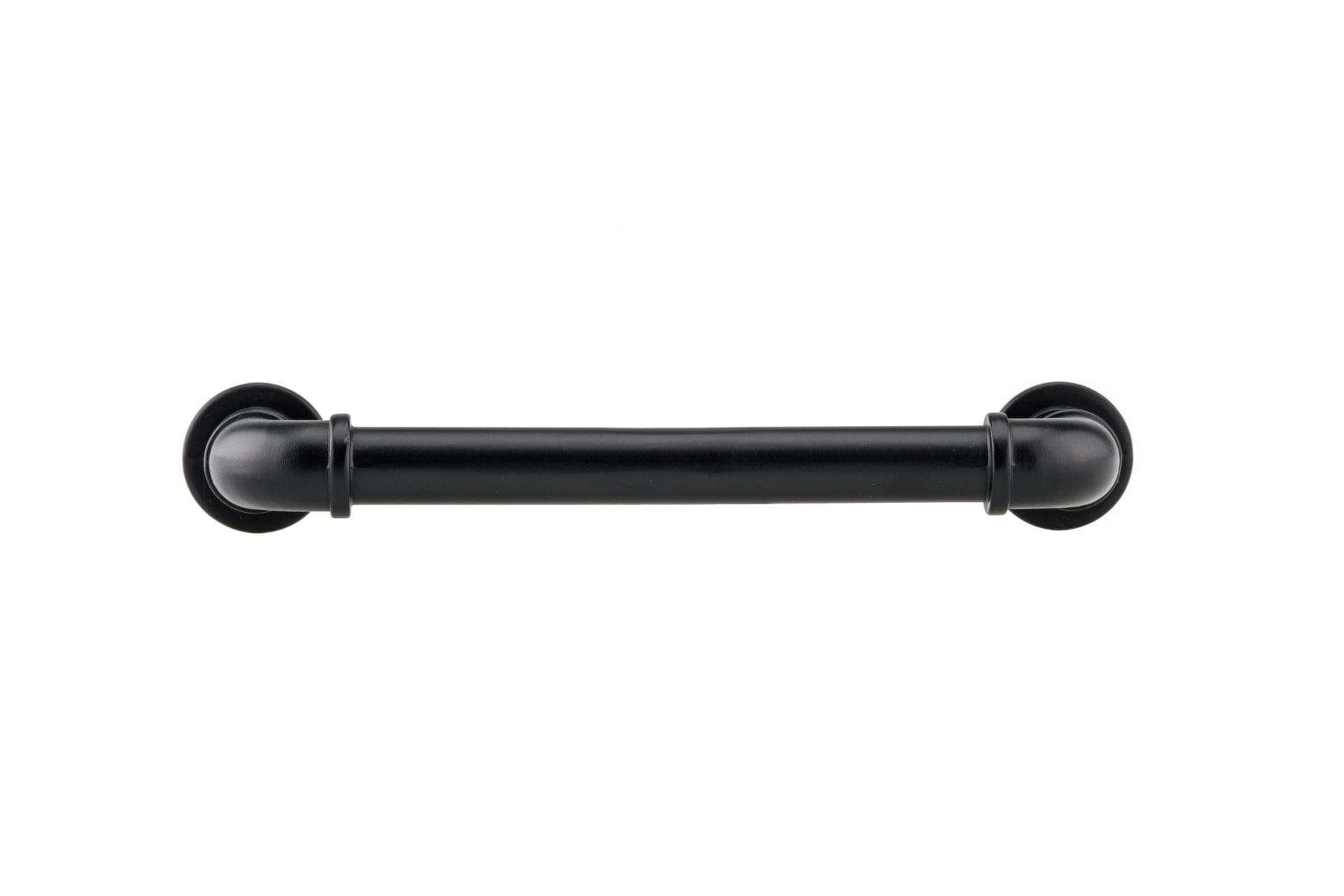 Richelieu Hardware BP2209128900 Steampunk Collection 5 1/32 in (128 mm) Center Matte Black Eclectic Cabinet Pull