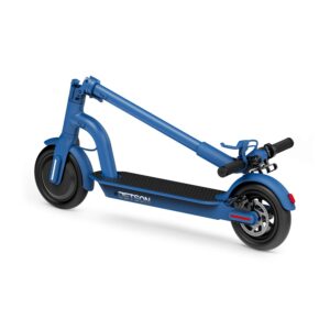 Jetson Eris Adult Electric Scooter - Includes Easy Folding Mechanism, LCD Display, Integrated Phone Holder, Reach Speeds up to 14 MPH, Range of up to 12 Miles, Ages 12+, Blue, JERIS-BLU