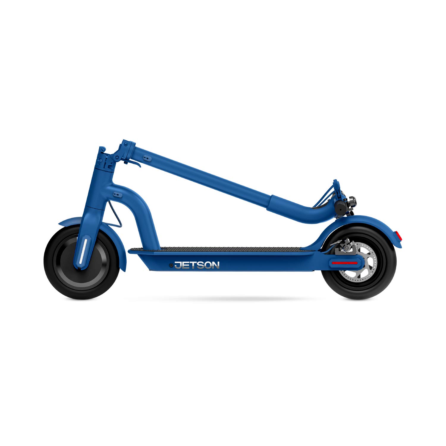 Jetson Eris Adult Electric Scooter - Includes Easy Folding Mechanism, LCD Display, Integrated Phone Holder, Reach Speeds up to 14 MPH, Range of up to 12 Miles, Ages 12+, Blue, JERIS-BLU