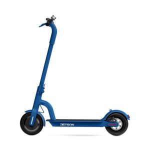 Jetson Eris Adult Electric Scooter - Includes Easy Folding Mechanism, LCD Display, Integrated Phone Holder, Reach Speeds up to 14 MPH, Range of up to 12 Miles, Ages 12+, Blue, JERIS-BLU