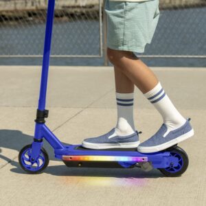 Jetson Echo Kids Electric Scooter, Thumb Throttle, 80-Watt Motor, Up To 9 MPH, Run Time Up To 40 Minutes Per Charge, Ages 8+, Black, JECHO-BLK