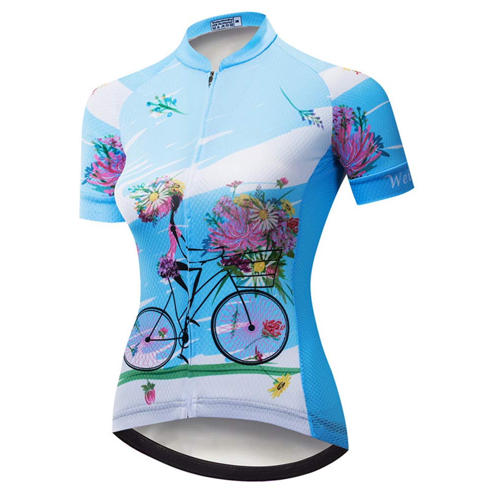 Cycling Jersey Women Short Sleeve Bike Shirts Team Bicycle Jacket Mountain Biking Clothing Tops