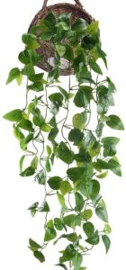 xhxstore 3.45 ft artificial hanging plants fake ivy vine plant hanging wall plants greenery for home shelf bathroom wedding garland indoor outdoor patio decor (no baskets)