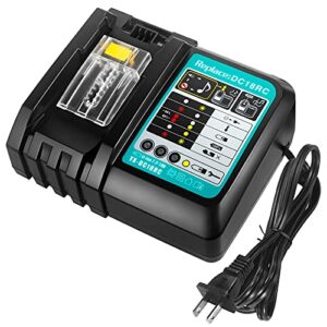 flagpower dc18rc 18v 3.0a rapid li-ion charger for all makita 7.2v-18v lxt lithium battery bl1830 bl1840 bl1850 bl1860 bl1815 bl1430 bl1450 bl1440 us plug fast charger