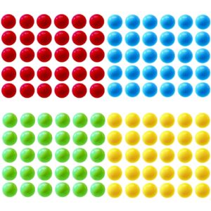 hotusi 120pcs game replacement marbles balls compatible with hungry hungry hippos