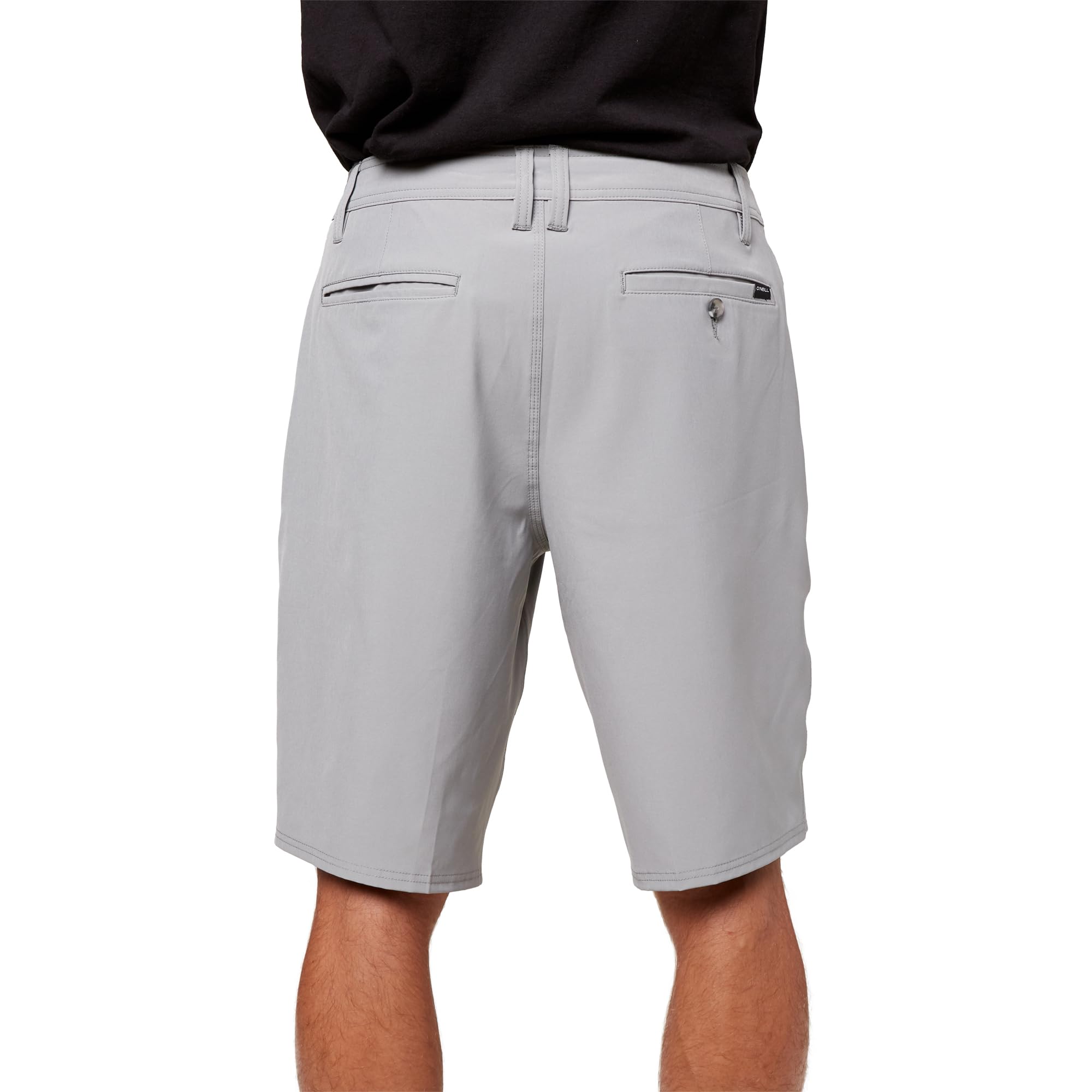 Mens Reserve Solid Hybrid Shorts, Light Grey, 38