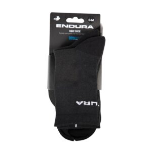 Endura Men's Coolmax Race Cycling Sock (Triple Pack) Black, S/M