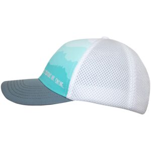 Headsweats Women's Standard Trucker Hat, Misty Spring, One Size