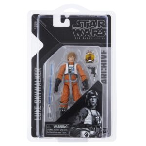 Protech SSSTAR-Black Star Case Storage / Display for Star Wars Black Series 6" Standard Size Figures in Red Highlighted Packaging or Black Series Archives Figures, 6.375" W x 9.75" H x 2" D, 10-Pack