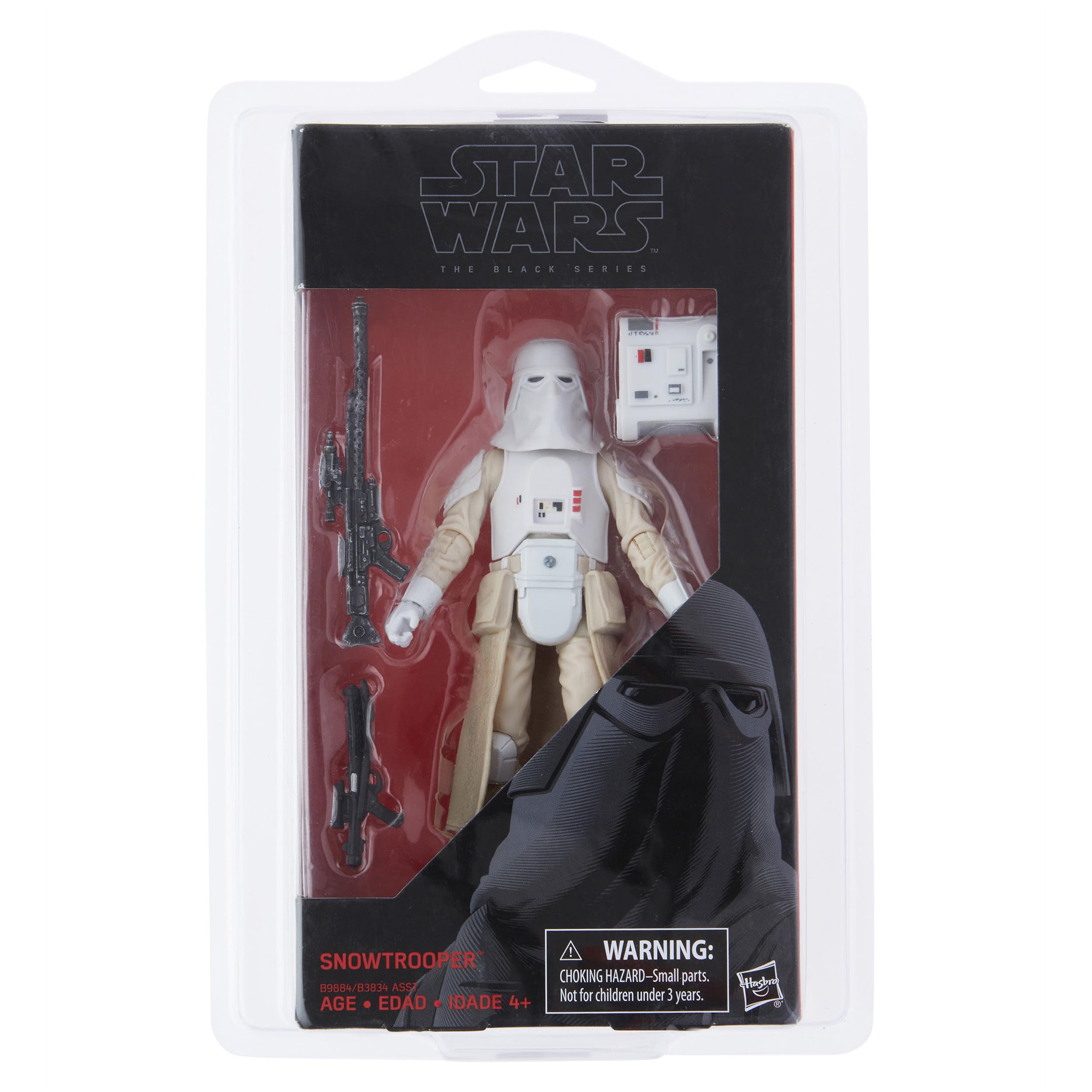 Protech SSSTAR-Black Star Case Storage / Display for Star Wars Black Series 6" Standard Size Figures in Red Highlighted Packaging or Black Series Archives Figures, 6.375" W x 9.75" H x 2" D, 10-Pack