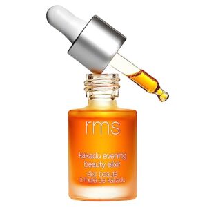 rms beauty kakadu evening beauty elixir - vitamin c hydrating serum, skin care face oil serum with jojoba oil, vitamin c serum