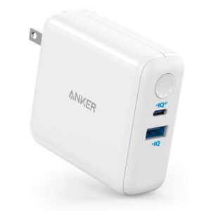 Anker PowerCore Fusion III PIQ 3.0, 18W USB-C Portable Charger 2-in-1 with Power Delivery Wall Charger for iPhone12，12Mini, 11, iPad, Samsung, Pixel and More