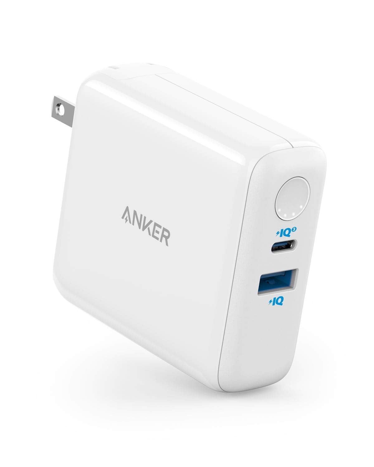 Anker PowerCore Fusion III PIQ 3.0, 18W USB-C Portable Charger 2-in-1 with Power Delivery Wall Charger for iPhone12，12Mini, 11, iPad, Samsung, Pixel and More