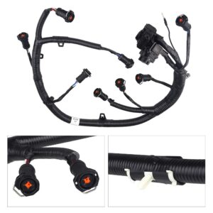 JDMON Compatible with FICM Fuel Injector Engine Complete Wire Harness Ford F250 F350 F450 F550 Excursion Powerstroke 6.0L Diesel 2004-2007 Replaces Part 5C3Z9D930A 5C3Z-9D930-A