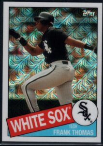 2020 topps series 1 1985 chrome silver pack refractor #85c-11 frank thomas chicago white sox official mlb baseball trading card