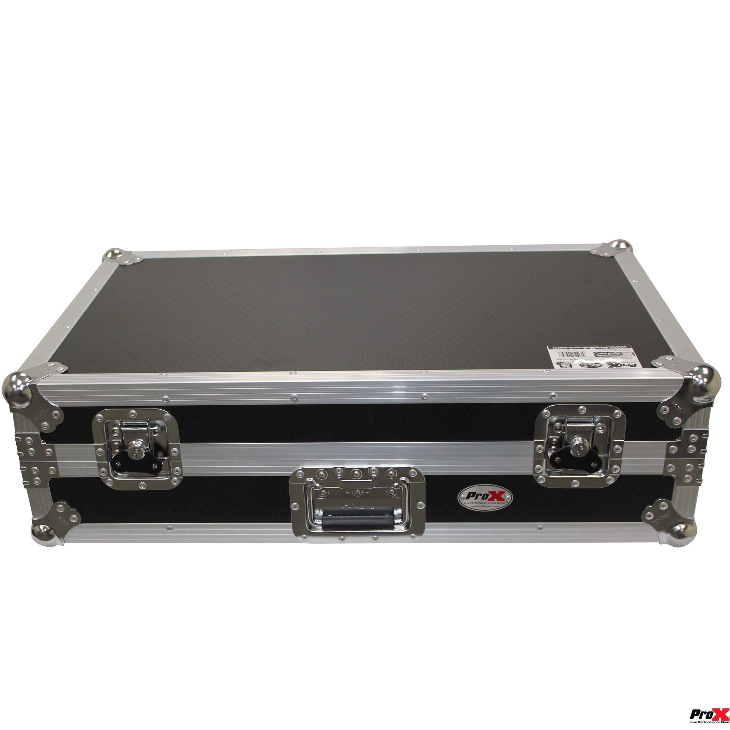 ProX XS-XDJXZWLT ATA Flight Case For Pioneer XDJ-XZ DJ Controller with Laptop Shelf 1U Rack Space and Wheels