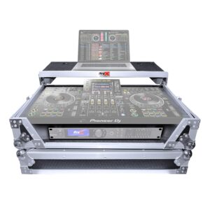 ProX XS-XDJXZWLT ATA Flight Case For Pioneer XDJ-XZ DJ Controller with Laptop Shelf 1U Rack Space and Wheels