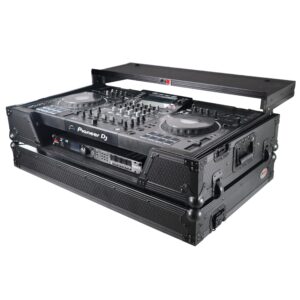 ProX XS-XDJXZWLTBL ATA Flight Case ATA Flight Case For Pioneer XDJ-XZ DJ Controller with Laptop Shelf 1U Rack Space and Wheels - Black