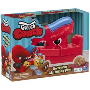 Grouch Couch, Furniture with Attitude Popular Funny Fast-Paced Board Game with Sounds, for Families and Kids Ages 5 and up