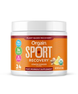 orgain lemonade post-workout powder, 0.53 lbs