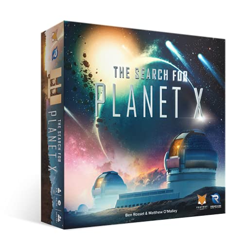 Renegade Game Studios The Search for Planet X, 1-4 Players, Ages 13+, 60-75 Minutes, Take on The Role of Astronomers, Deduction Game