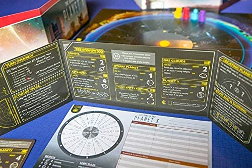 Renegade Game Studios The Search for Planet X, 1-4 Players, Ages 13+, 60-75 Minutes, Take on The Role of Astronomers, Deduction Game