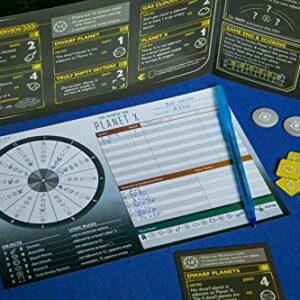 Renegade Game Studios The Search for Planet X, 1-4 Players, Ages 13+, 60-75 Minutes, Take on The Role of Astronomers, Deduction Game