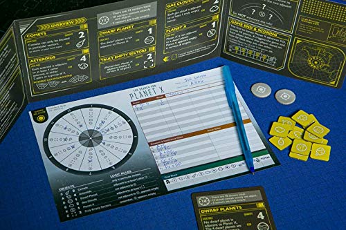 Renegade Game Studios The Search for Planet X, 1-4 Players, Ages 13+, 60-75 Minutes, Take on The Role of Astronomers, Deduction Game