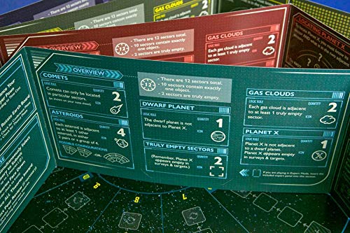 Renegade Game Studios The Search for Planet X, 1-4 Players, Ages 13+, 60-75 Minutes, Take on The Role of Astronomers, Deduction Game