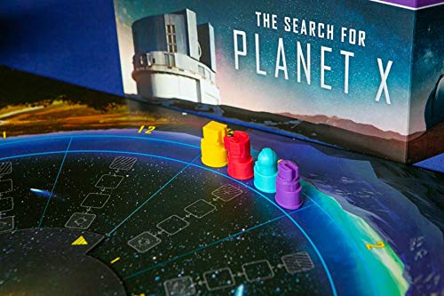 Renegade Game Studios The Search for Planet X, 1-4 Players, Ages 13+, 60-75 Minutes, Take on The Role of Astronomers, Deduction Game