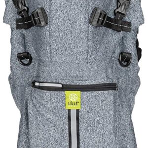 LÍLLÉbaby Pursuit Pro Ergonomic 6-in-1 Baby Carrier Newborn to Toddler - with Lumbar Support - for Children 7-45 Pounds - 360 Degree Baby Wearing - Inward and Outward Facing - Heathered Onyx