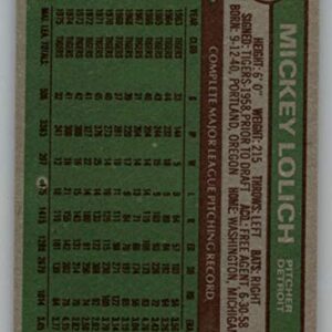 1976 Topps #385 Mickey Lolich NM-MT Detroit Tigers Baseball