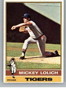 1976 topps #385 mickey lolich nm-mt detroit tigers baseball